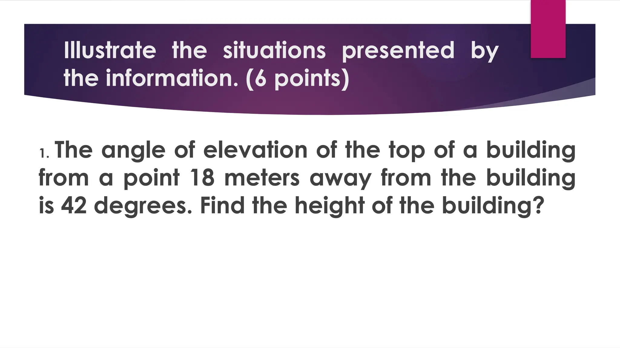 ELEVATION DEPRESSION grade 9 mathematics | PPTX