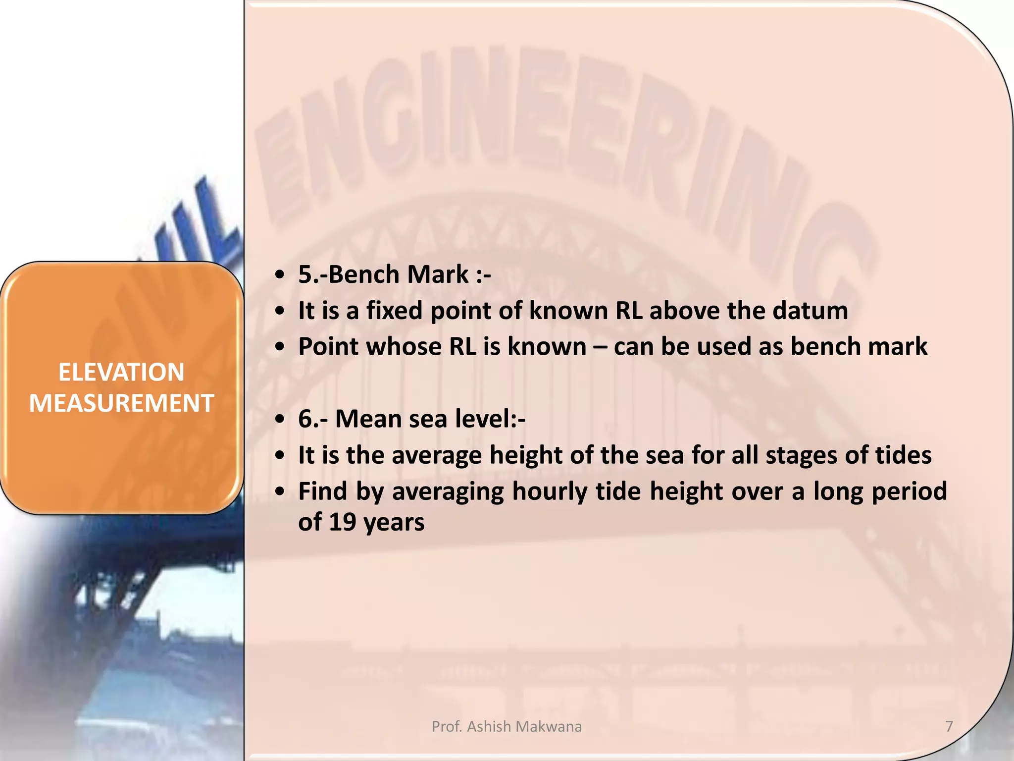 Elevation measurement_Surveying, Civil Engineering | PDF