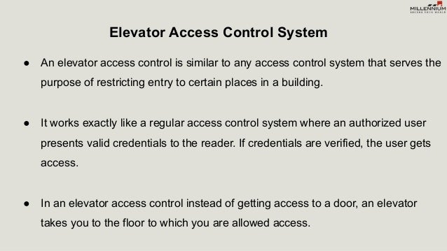 Elevator Access Control | PPT | A Comprehensive Guide | PDF