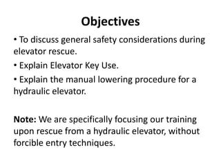 Elevator key use | PPTX