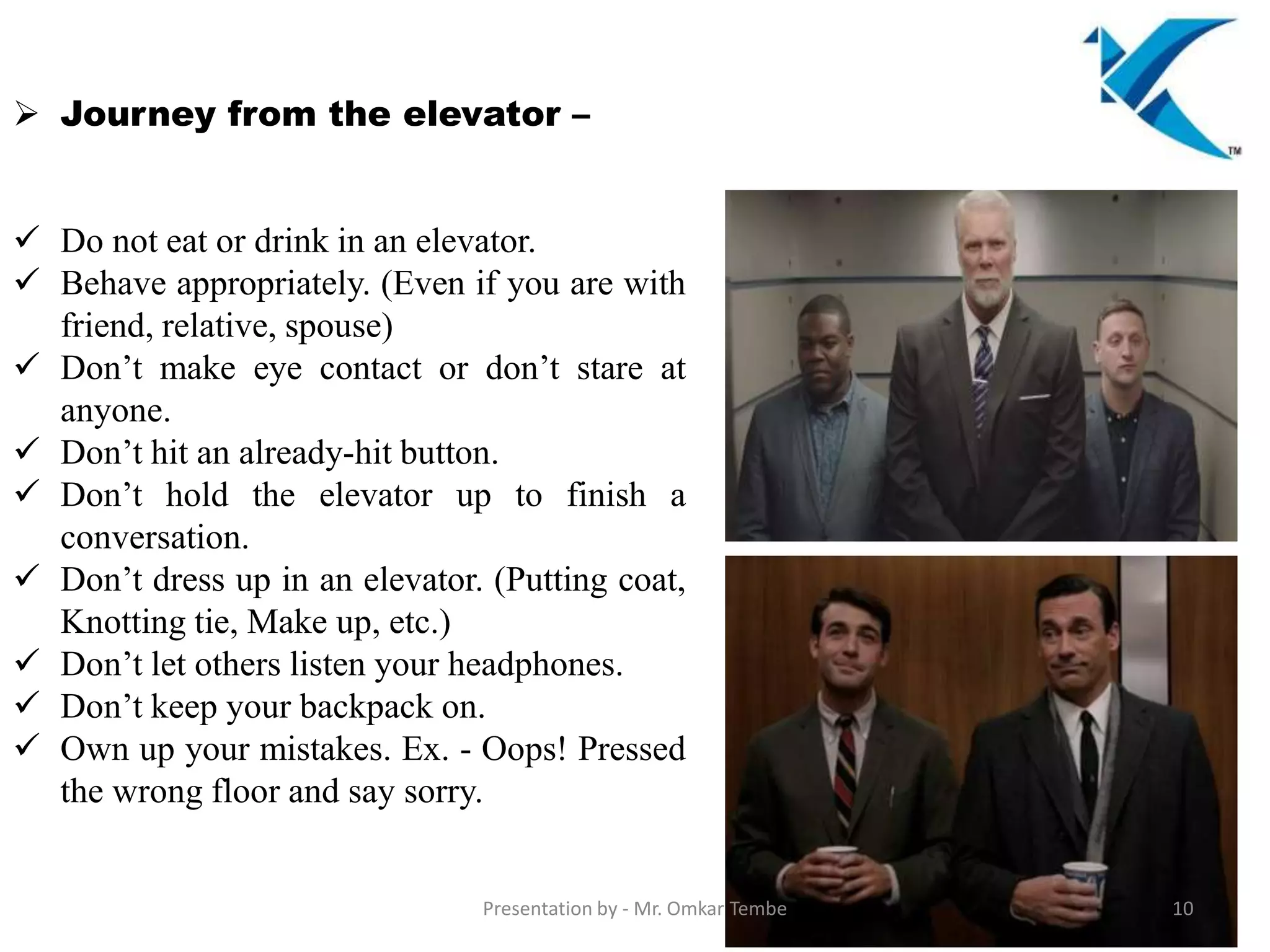 Elevator Manners | PPTX | Automotive