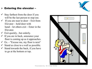 Elevator Manners | PPTX