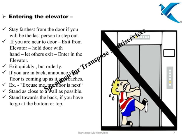 Elevator Manners | PPTX | Automotive