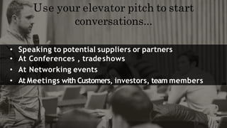 Elevator Pitch or Speech Presentation | PDF