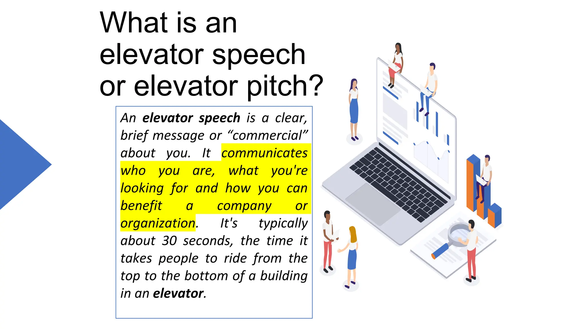 Elevator Pitch or Elevator Speech.pptx-- | PPT