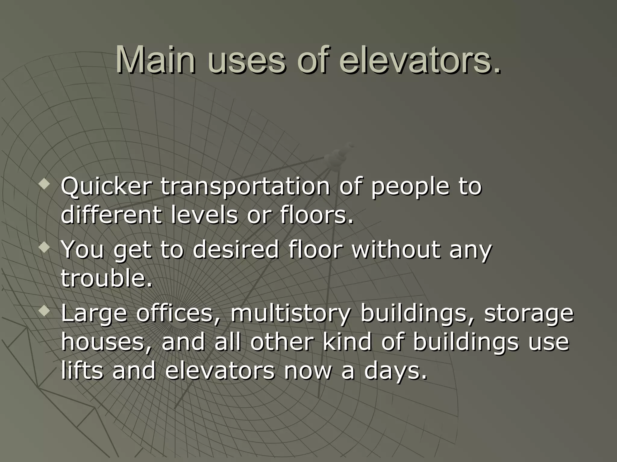 Elevators. | PPT