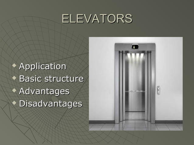 Elevators. | PPT
