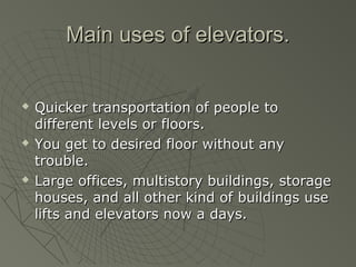 Elevators. | PPT