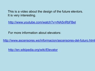 Elevators | PPTX