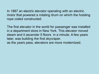 Elevators | PPTX