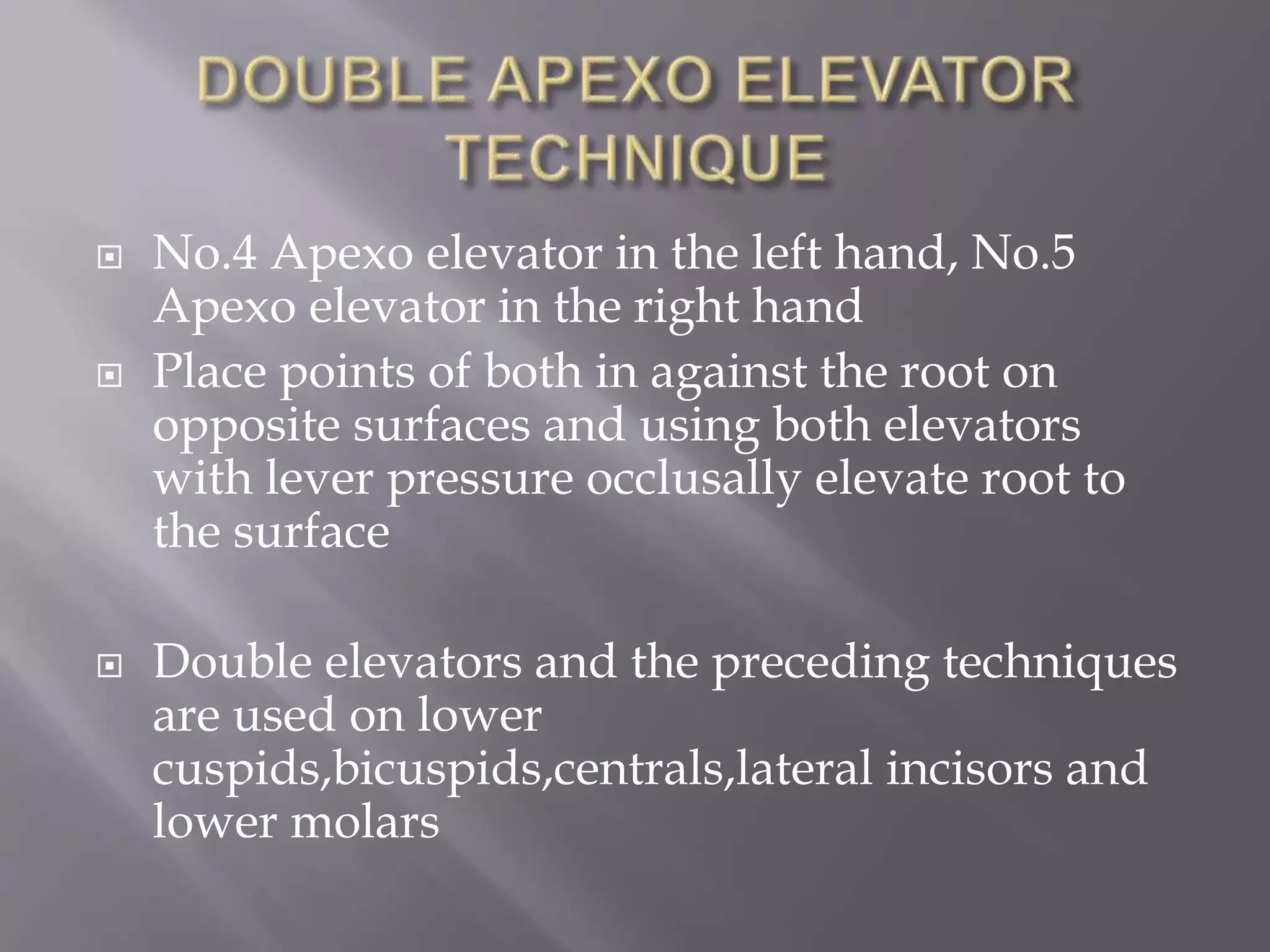 Dental Elevators | PPTX