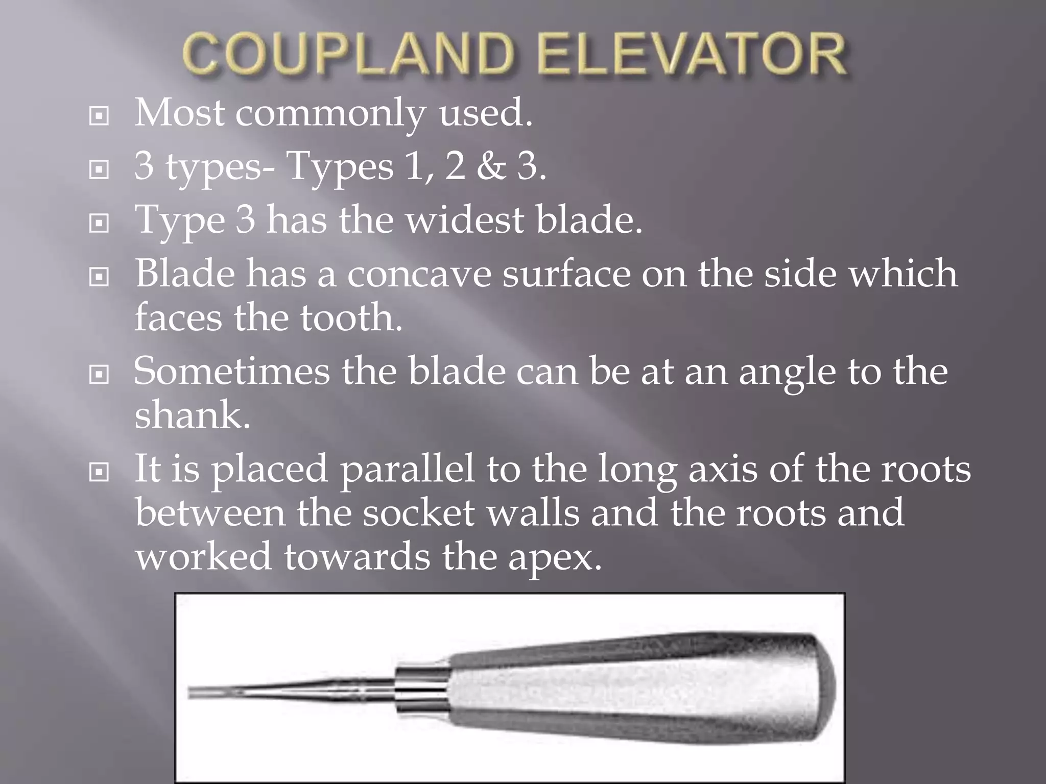 Dental Elevators | PPTX