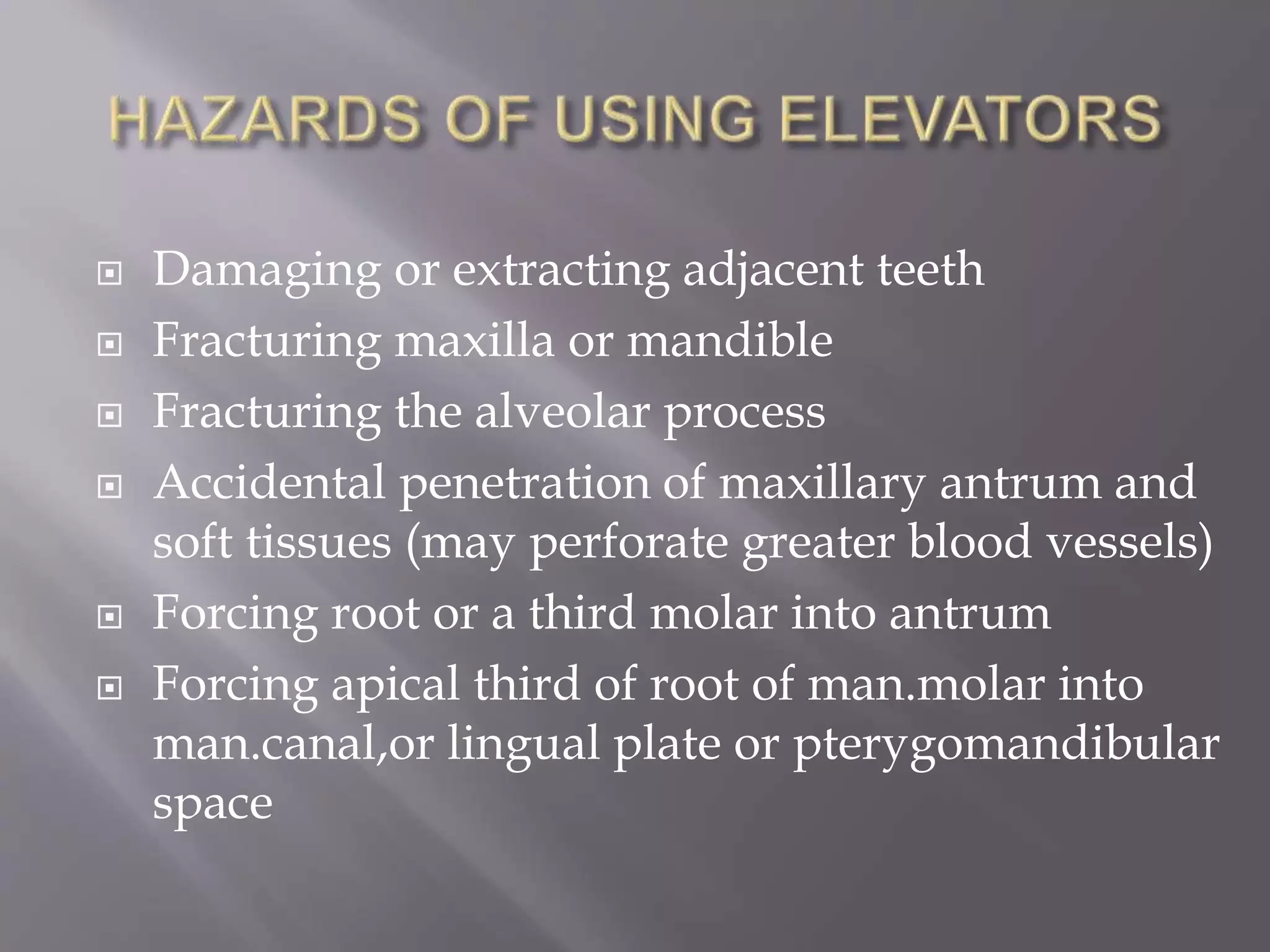 Dental Elevators | PPTX