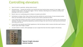 Elevators and escalators | PPTX