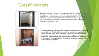 Elevators and escalators | PPTX