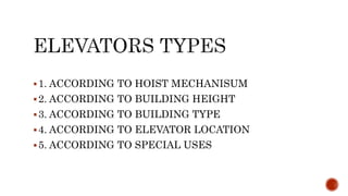 Elevators and excelarators | PPTX