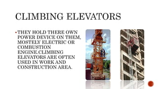 Elevators and excelarators | PPTX