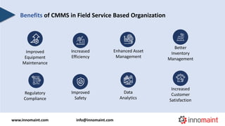 Elevator Service Company -CMMS Software solution.pptx | InnoMaint | PPTX