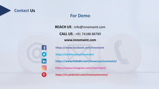 Elevator Service Company -CMMS Software solution.pptx | InnoMaint | PPTX