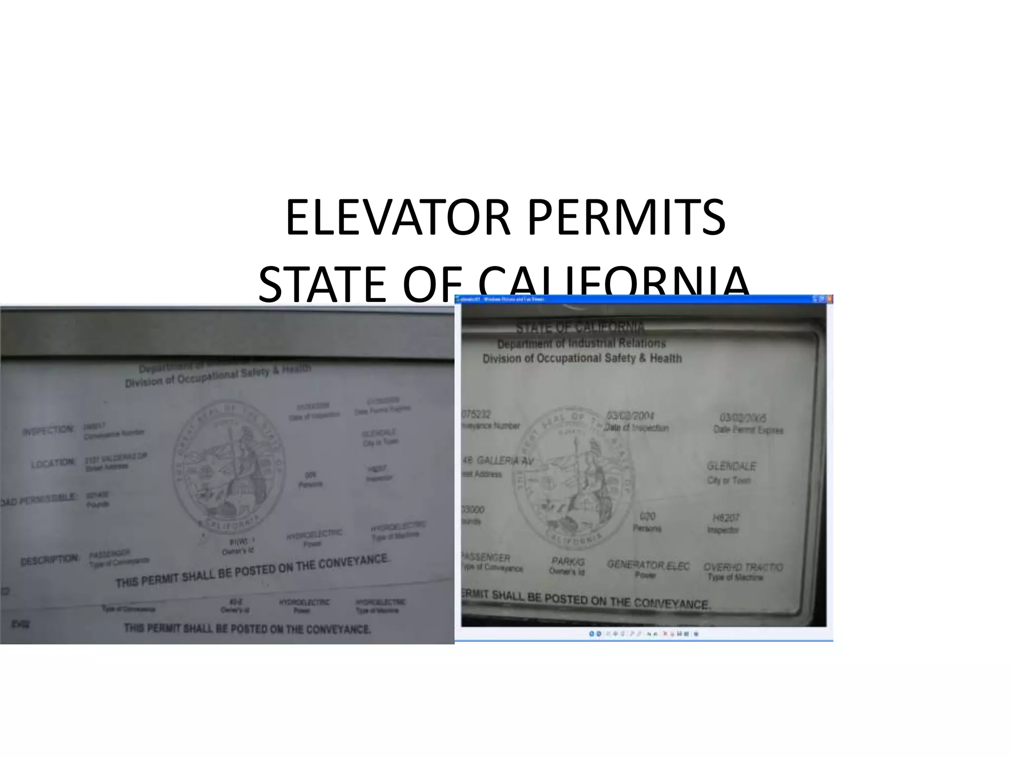 ELEVATOR SERVEY | PPTX