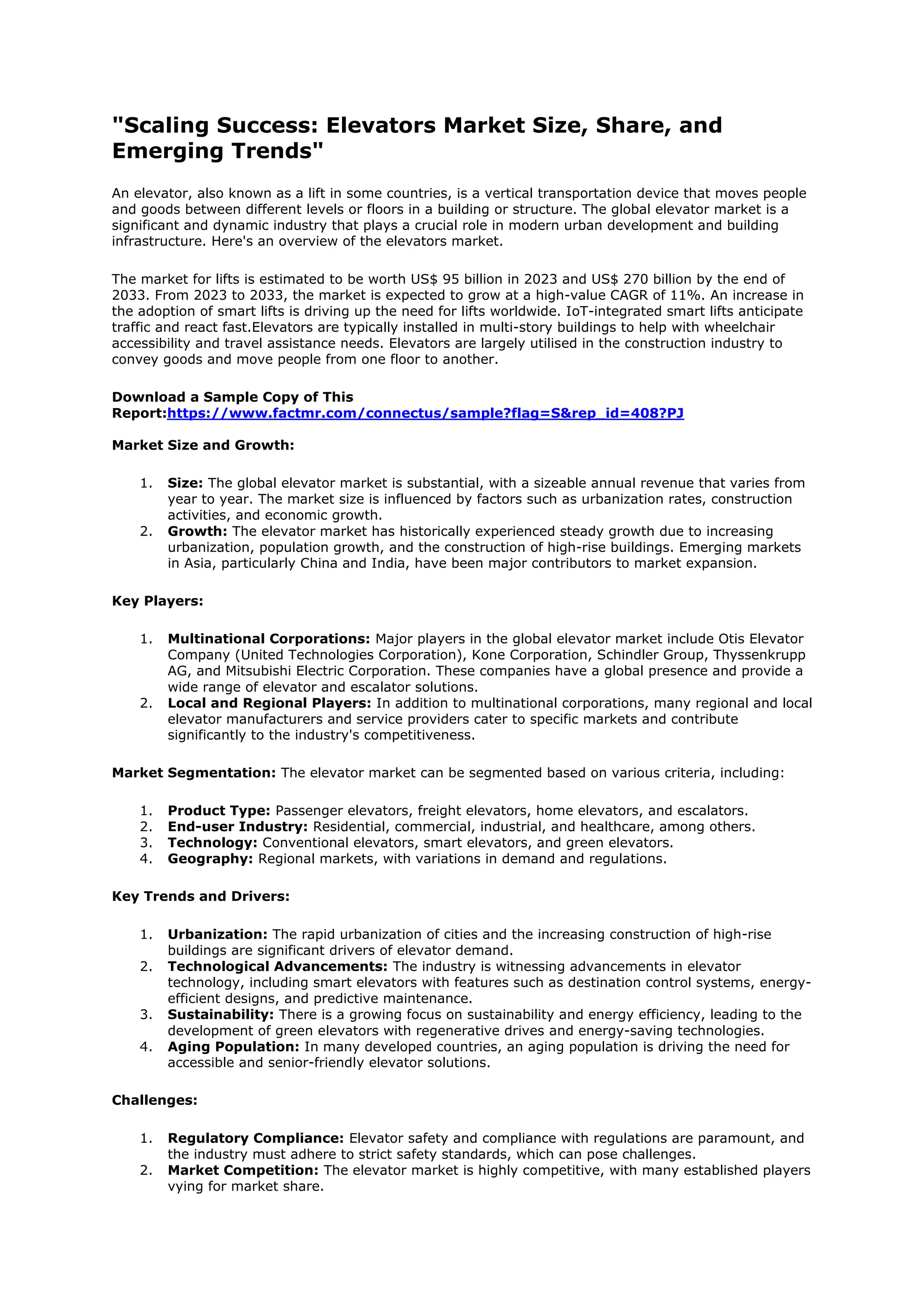 Elevators Market.pdf