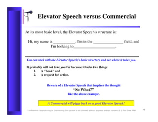 RDrew Elevator Speech | PDF