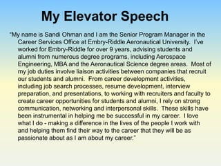 Perfect your Pitch: Using an Elevator Speech to Impress | PPTX