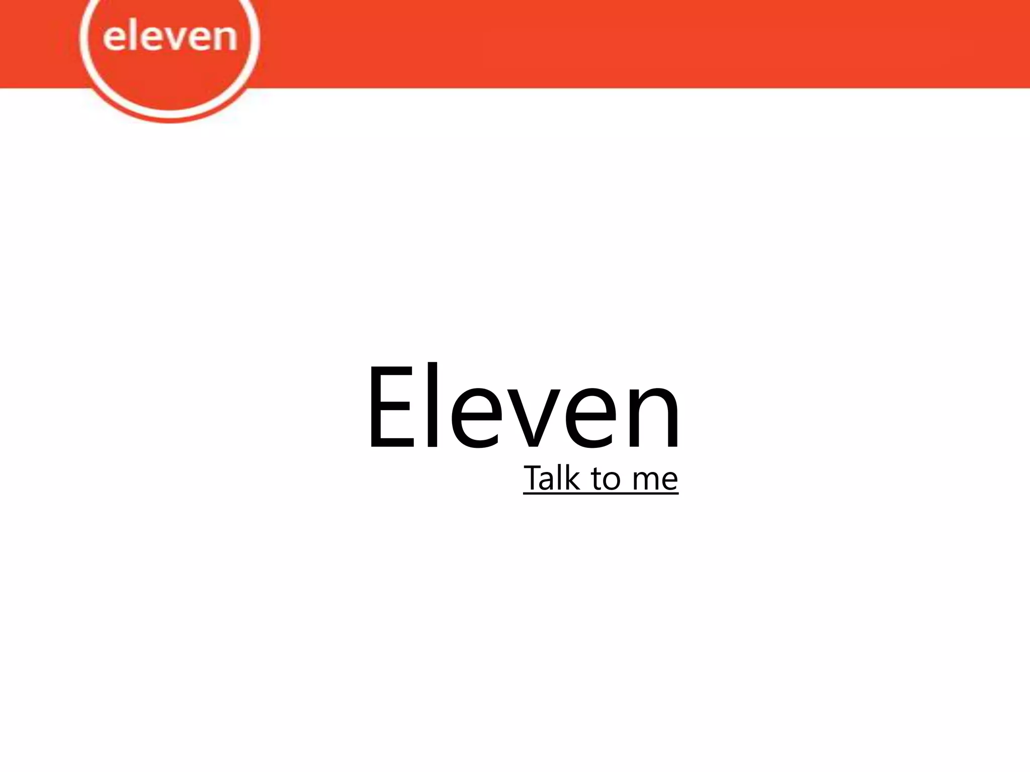 Eleven eng | PPTX | Computing | Technology & Computing