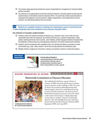 Eleven Principles of Character Education | PDF