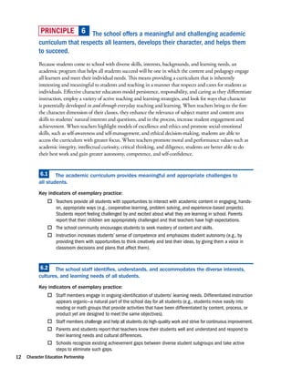 Eleven Principles of Effective Character Education | PDF