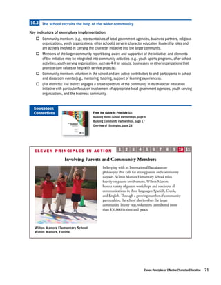 Eleven Principles of Effective Character Education | PDF