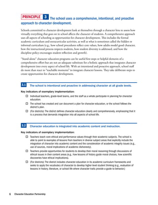 Eleven Principles of Effective Character Education | PDF