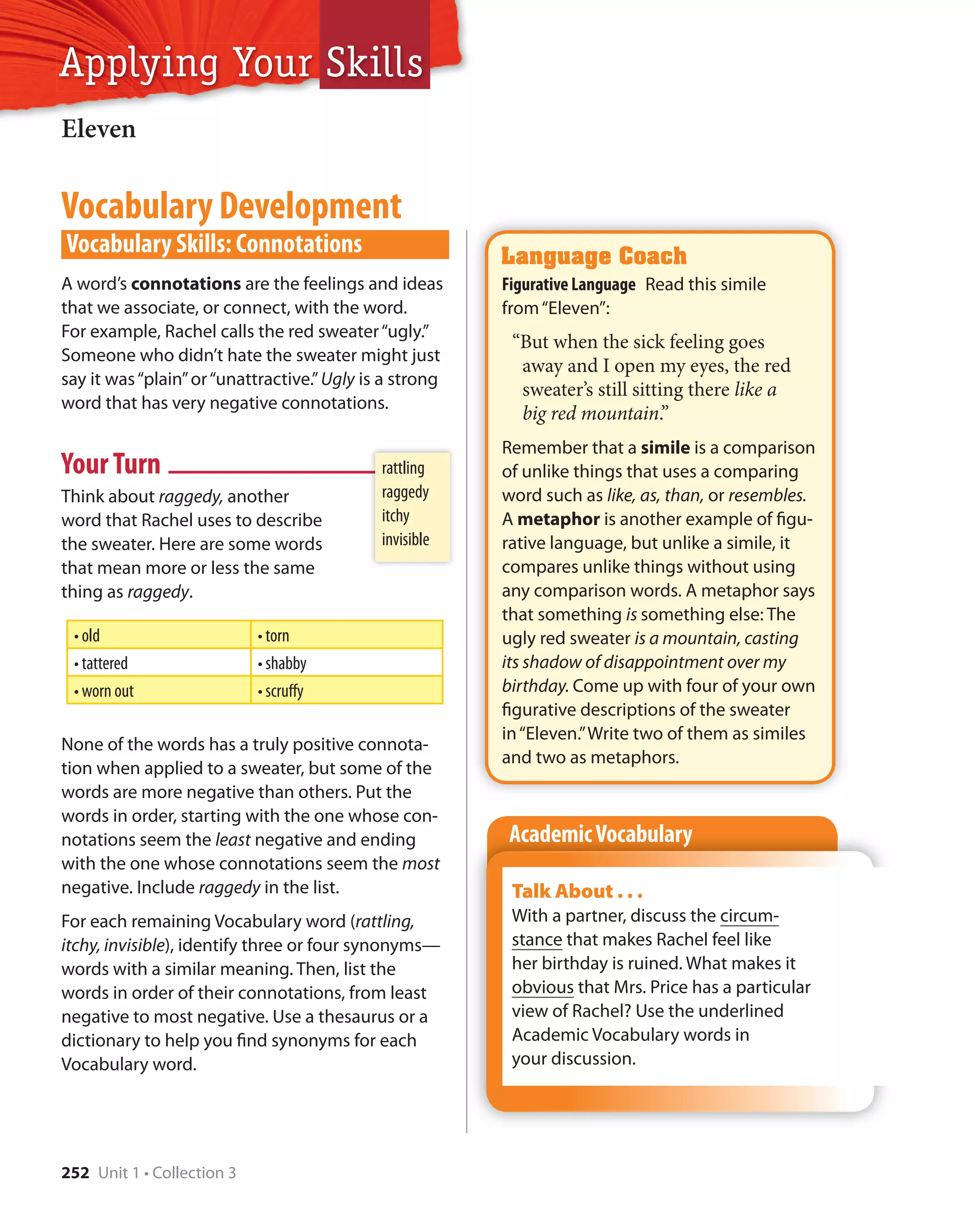 Eleven reading and activities | PDF