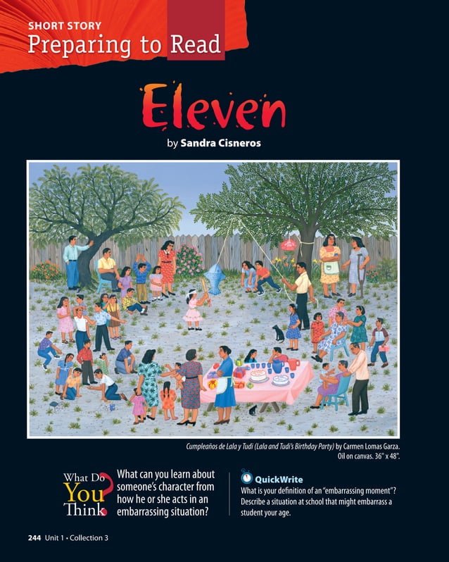 Eleven reading and activities | PDF | Screenwriting | Content Production