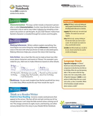 Eleven reading and activities | PDF