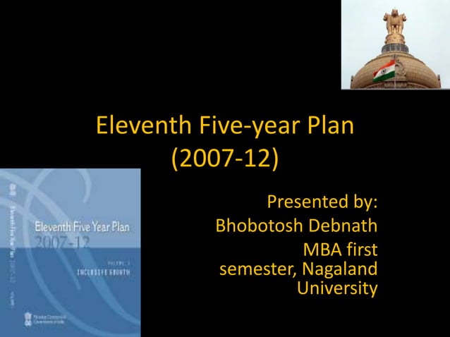Eleventh five year plan | PPSX