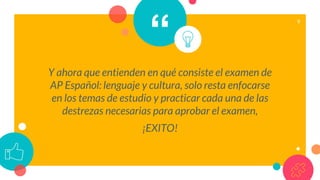 El examen de AP Español_ Lenguaje y cultura 2021.pptx