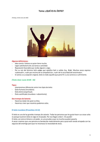 El exito | PDF