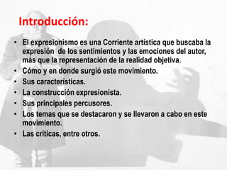 El expresionismo en la literatura | PPTX