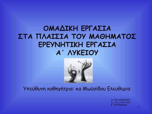 παρουσιαση β΄τετράμηνο Μωϋσίδου | PPT