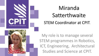ELF 14 Miranda Satterthwaite - STEM | PPTX