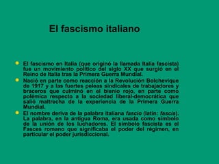 El fascismo | PPT