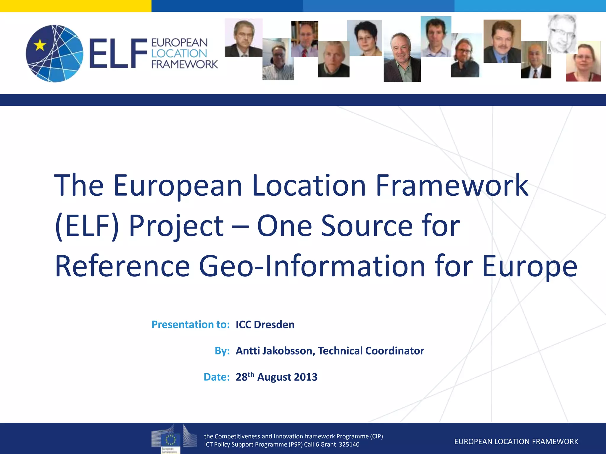 ELF - European Location Framework | PPTX
