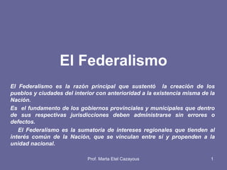 Federalismo