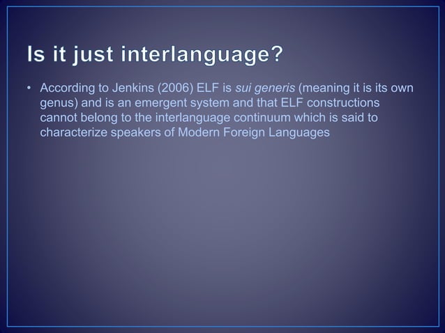 World Englishes and Second Language Acquisition | PPTX
