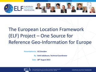 ELF ICC Antti Jakobsson | PPT