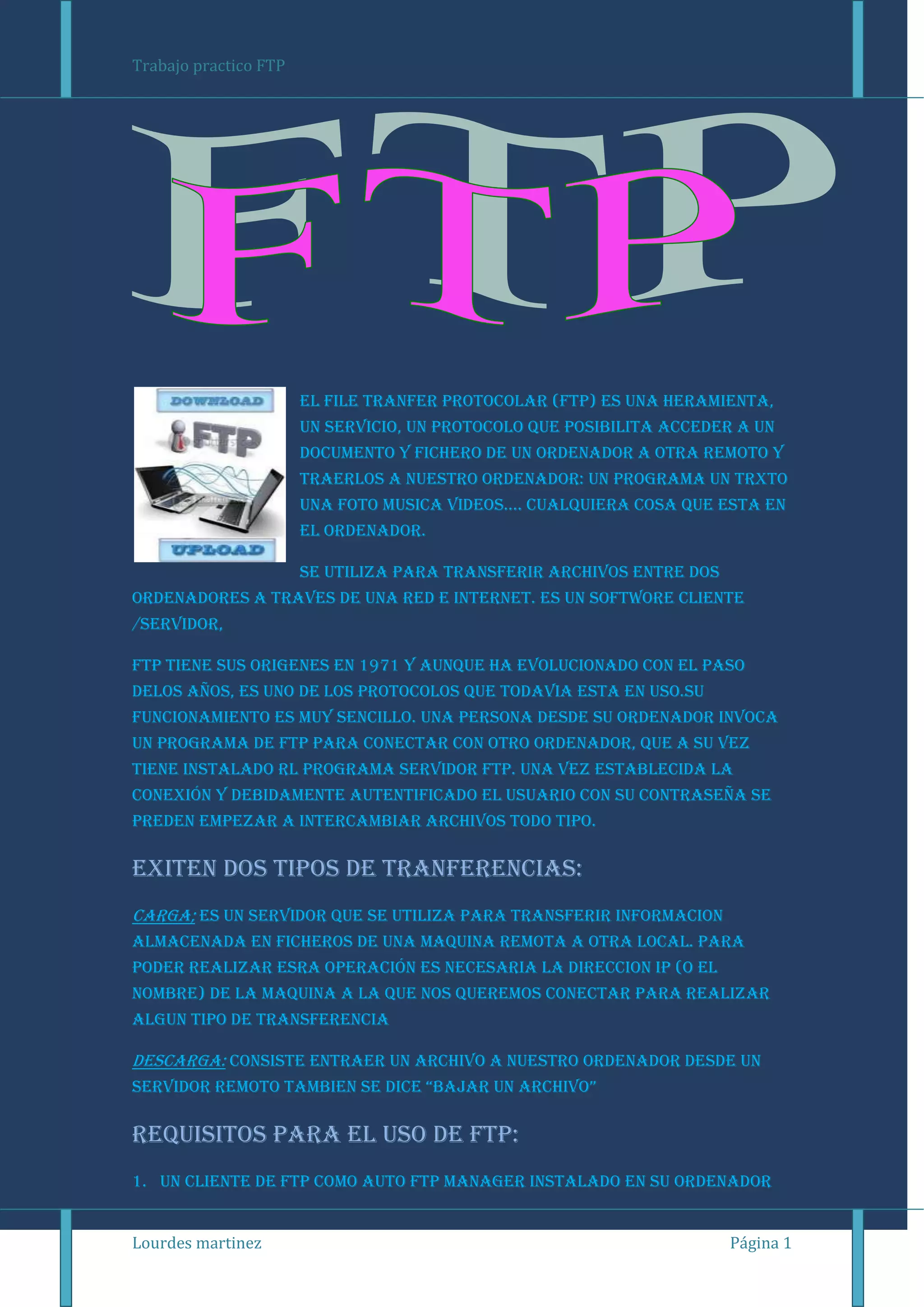El File Tranfer Protocolar Pdf