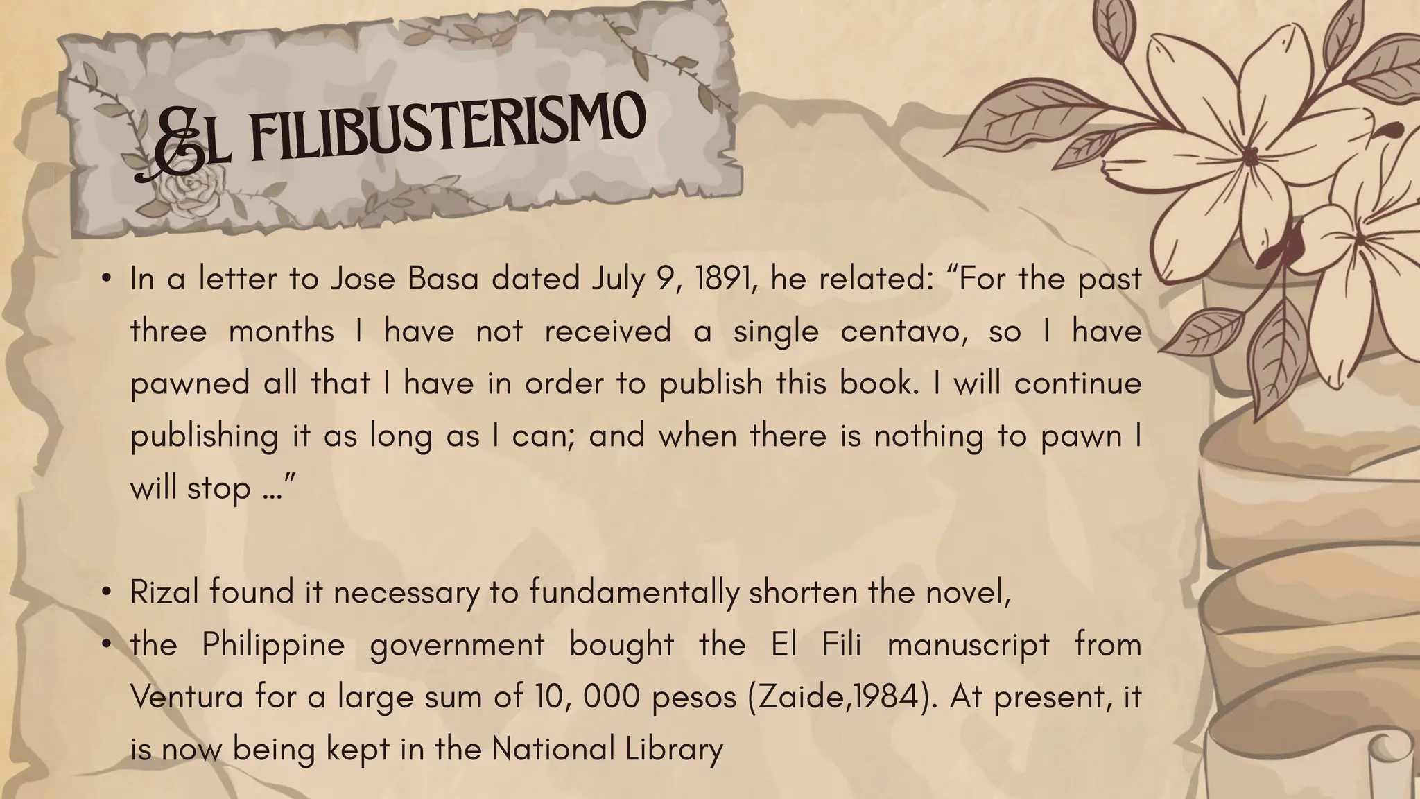 EL FILIBUSTERIMO | PPT