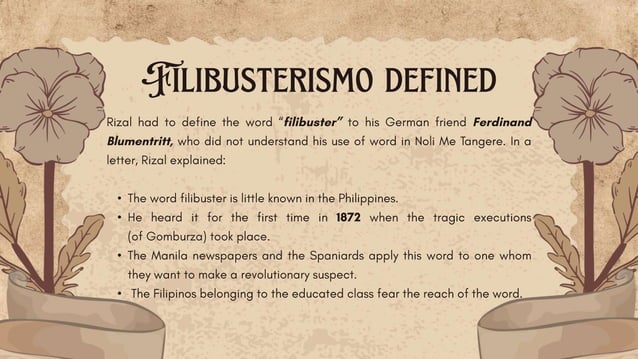 EL FILIBUSTERIMO | PPT