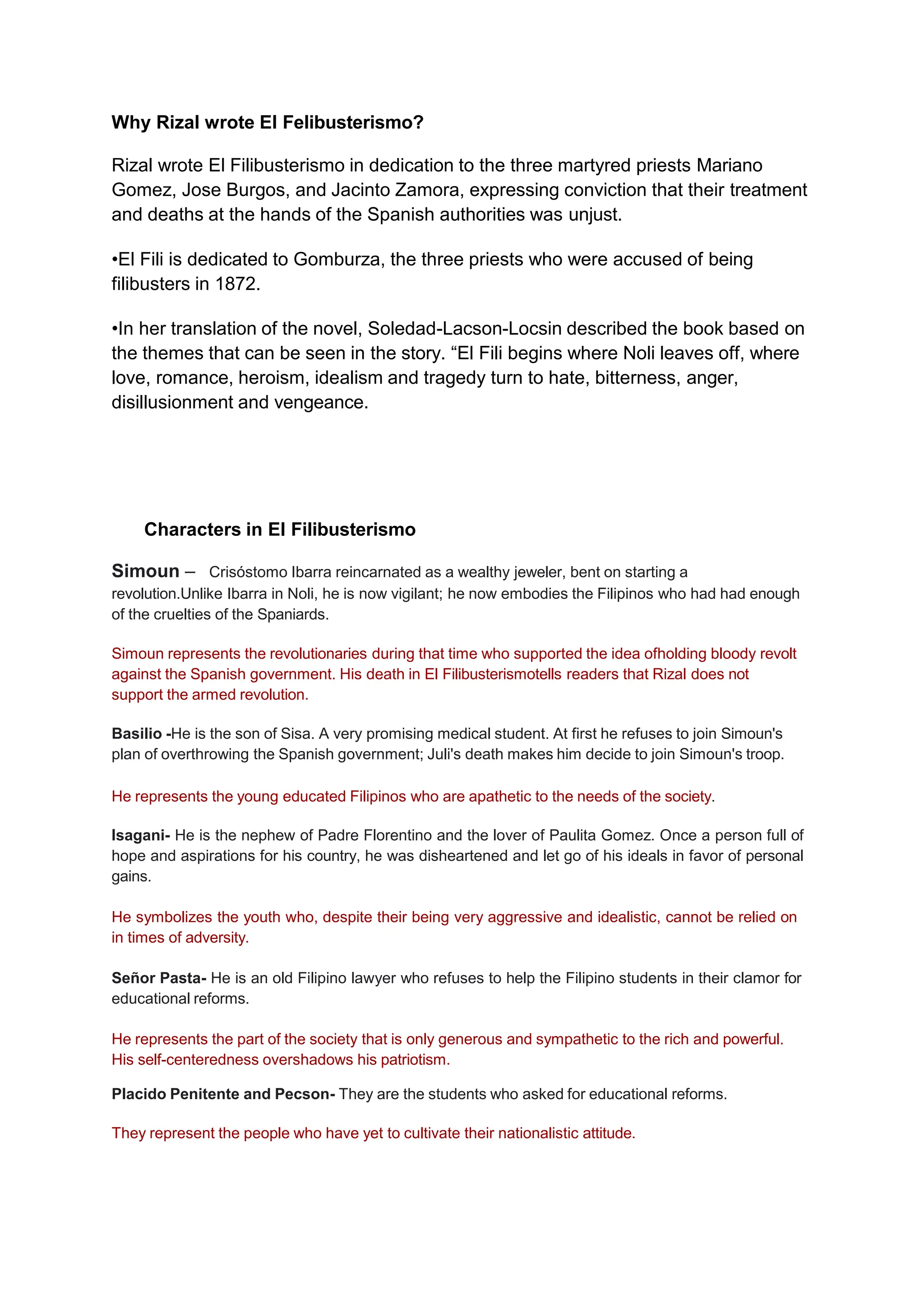 EL FILIBUSTERISMO.pptx | Christianity | Religion & Spirituality